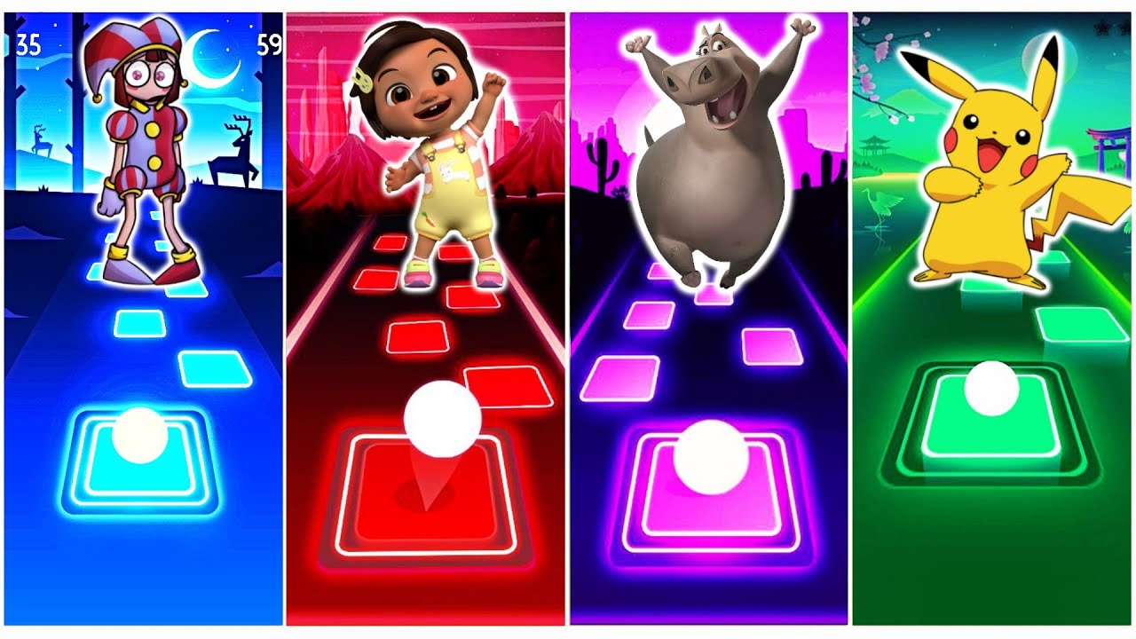 Digital Circus 🆚 Cocomelon 🆚 Madagascar 🆚 Pokemon 🆚 Who Will Win? - YouTube