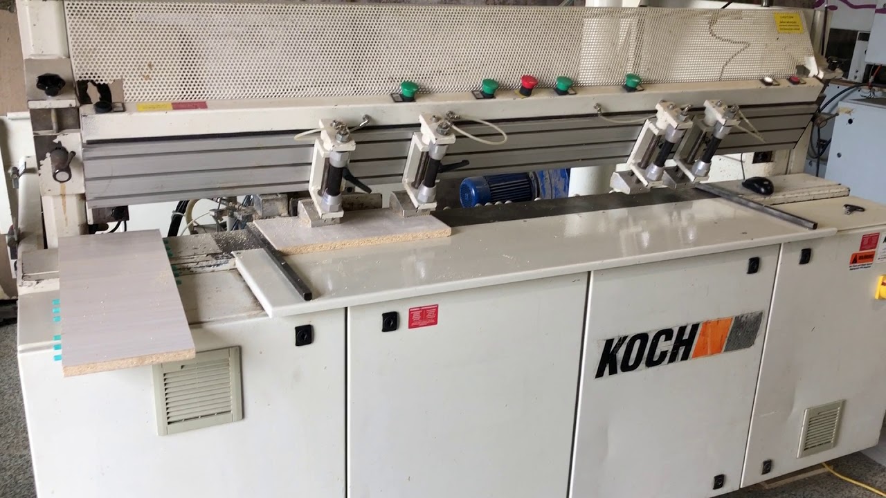 KOCH (SPRINT PTP-2) DRILL AND DOWEL MACHINE - YouTube