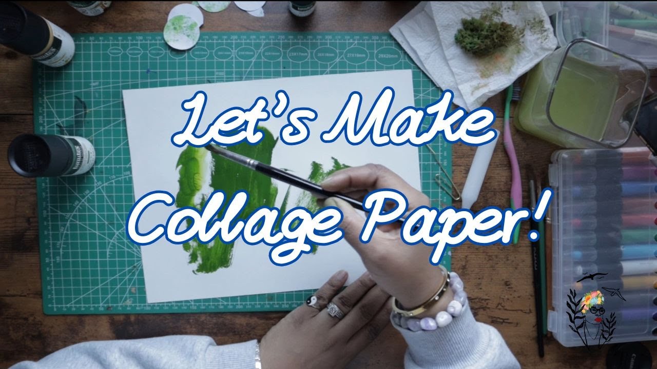 Let's Make Collage Paper ! - YouTube