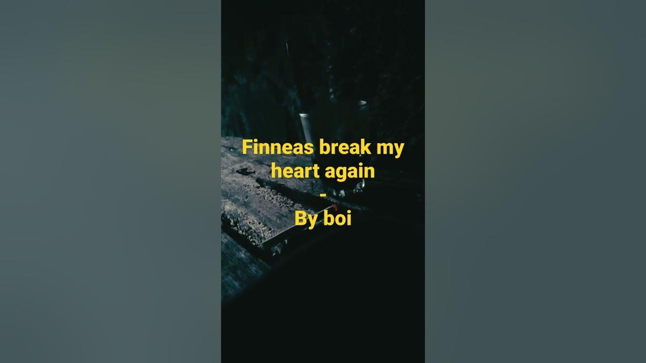 Finneas Break My Heart Again Cover By Boi Youtube