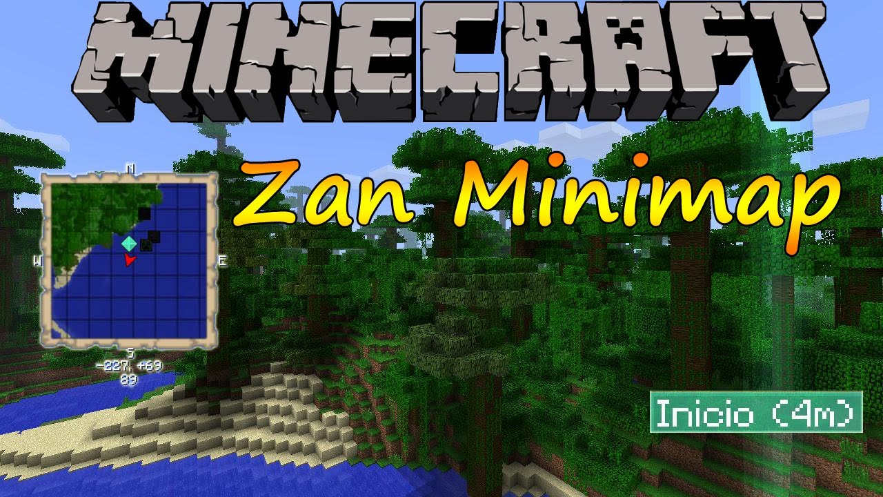 Minecraft 1.6.1 - Zan Minimap / Español - YouTube