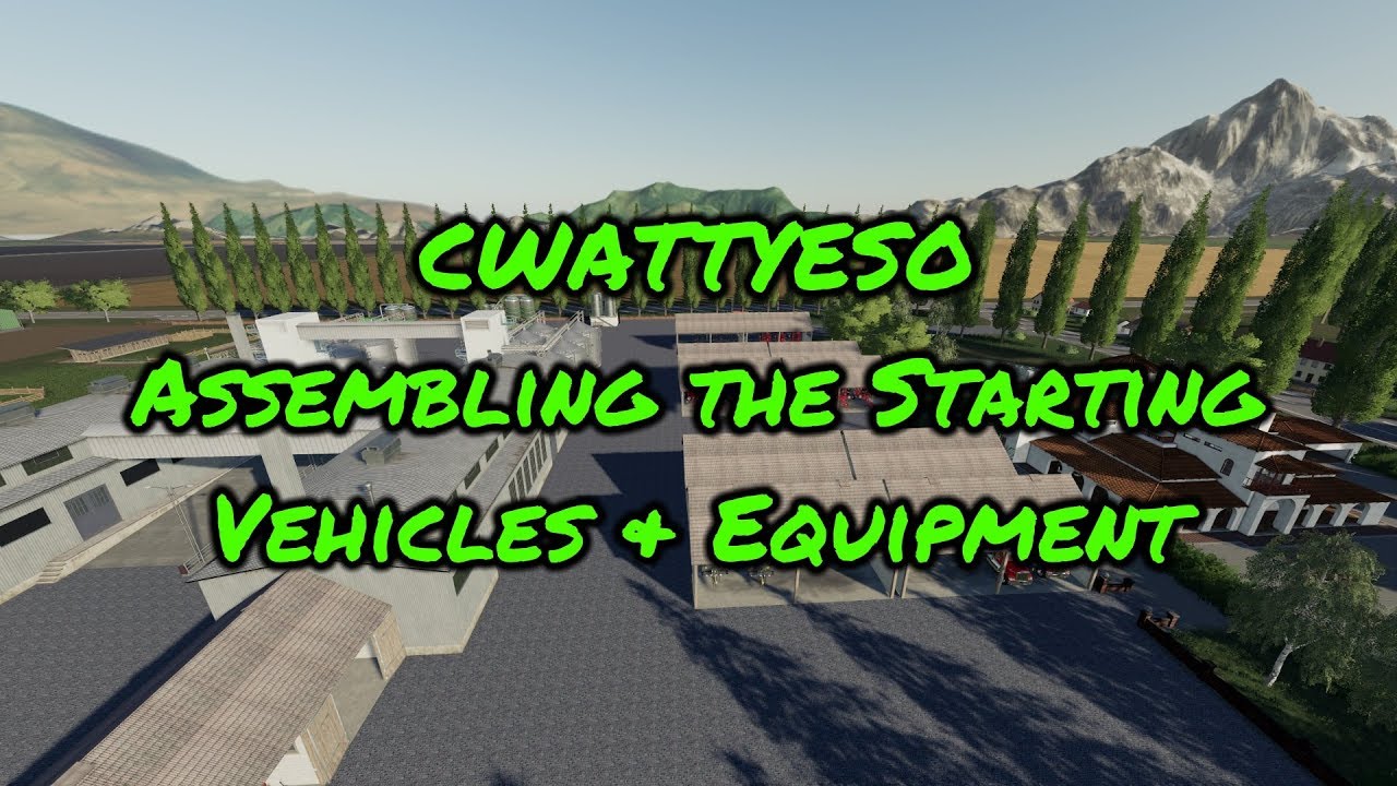 Starting Vehicles & Equipment Setup Multiplayer Server Map | Farming ...