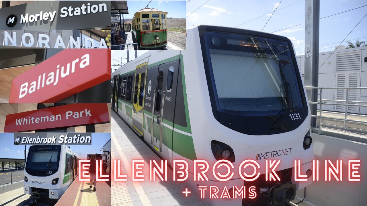 Transperth Ellenbrook Line Opening + Whiteman Park Trams! - YouTube