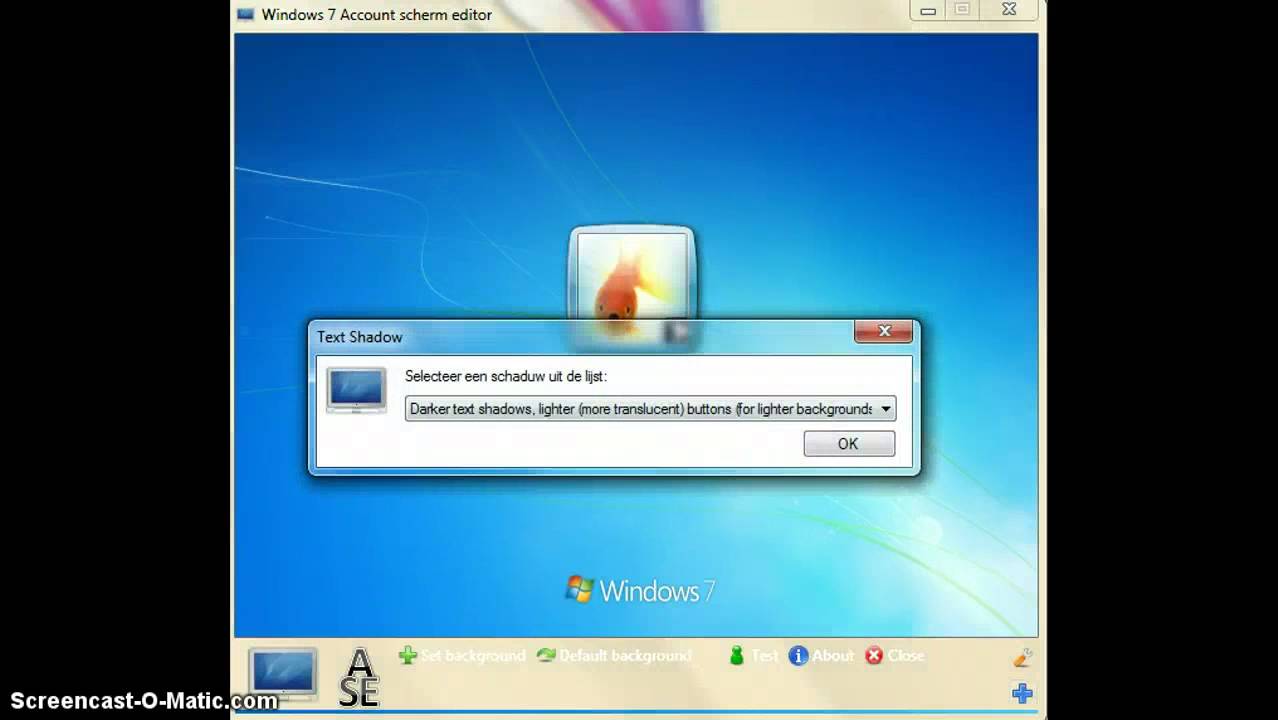 Windows 7 Official Working Home Screen Tweaker! - YouTube