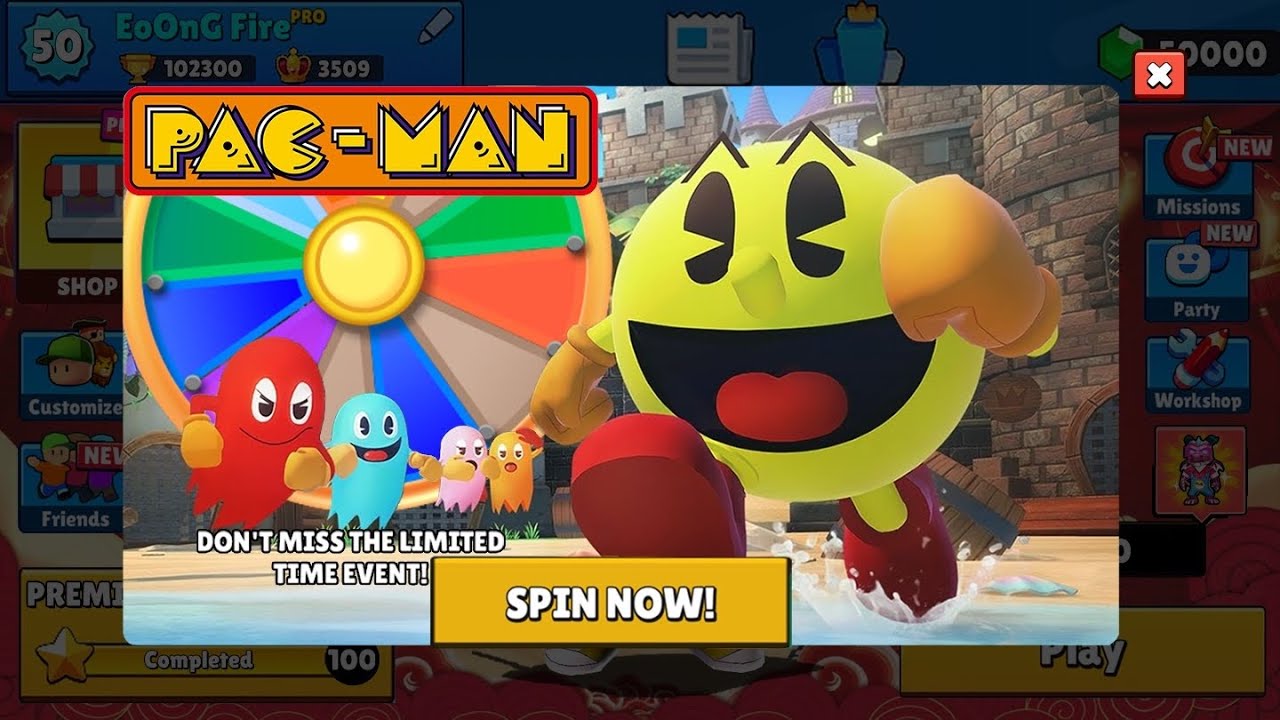 "NEW" UPDATE PAC-MAN | STUMBLE GUYS - YouTube