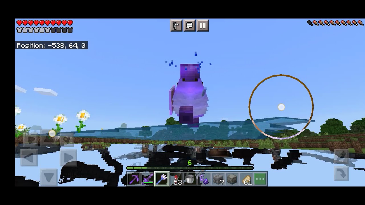 finally I know how to fly in minecraft PE - YouTube