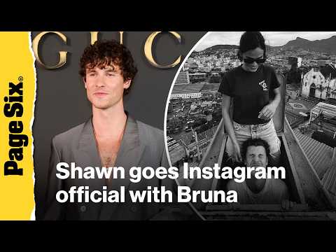 Shawn Mendes goes Instagram official with Bruna Marquezine