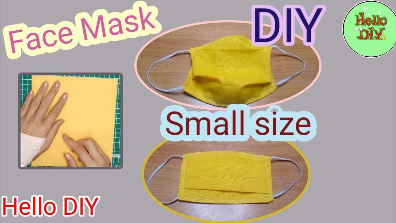 Small size face mark-easy to diy-face mask for beginners-hand made ...