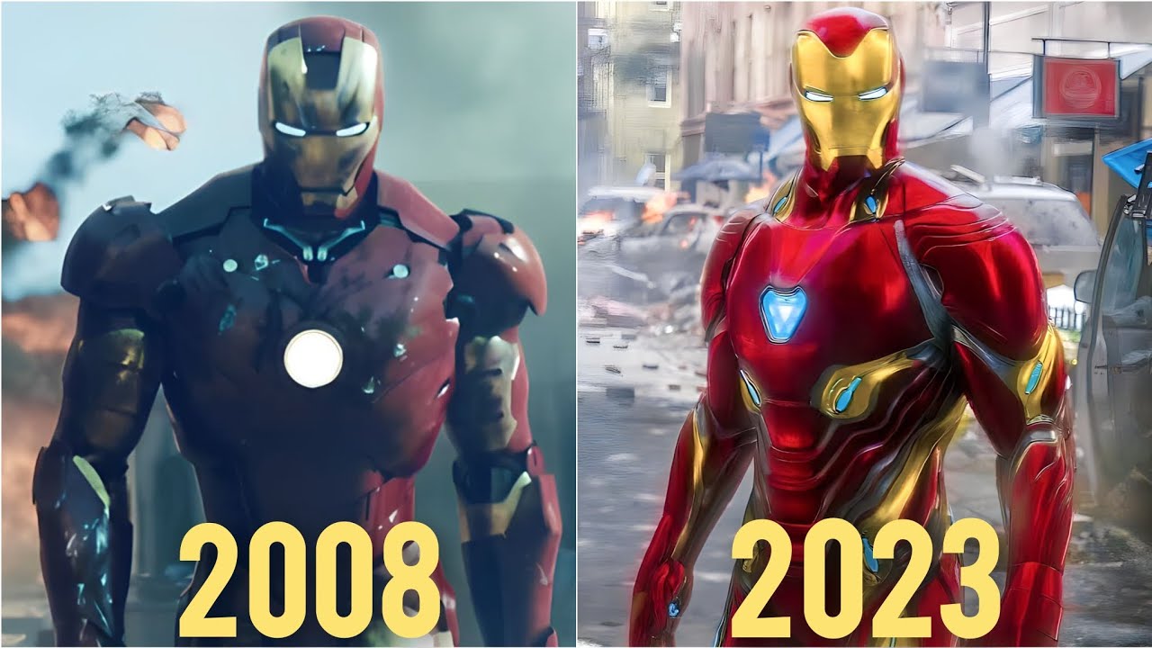 Iron Man evolution from 2008 to 2023 | Mr Evolution | ️ ️ - YouTube