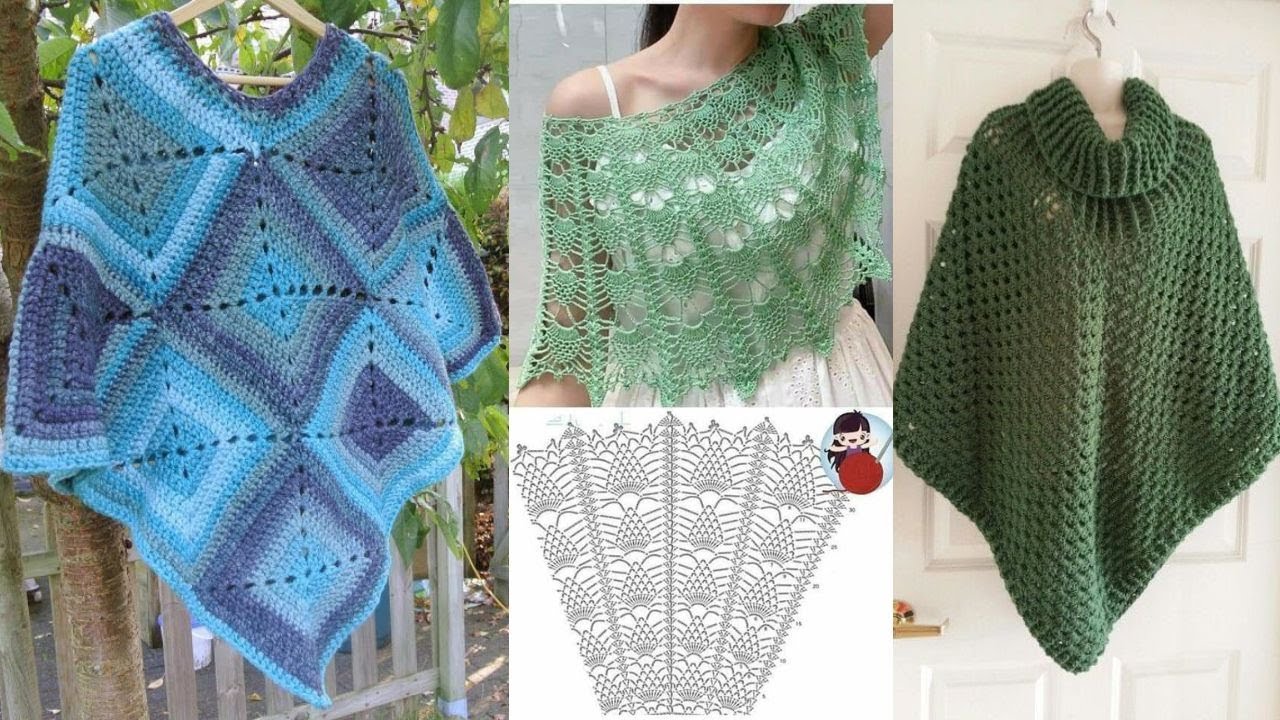 25+ Totally Crochet Poncho Textured Knitting Stitches for Your Next ...