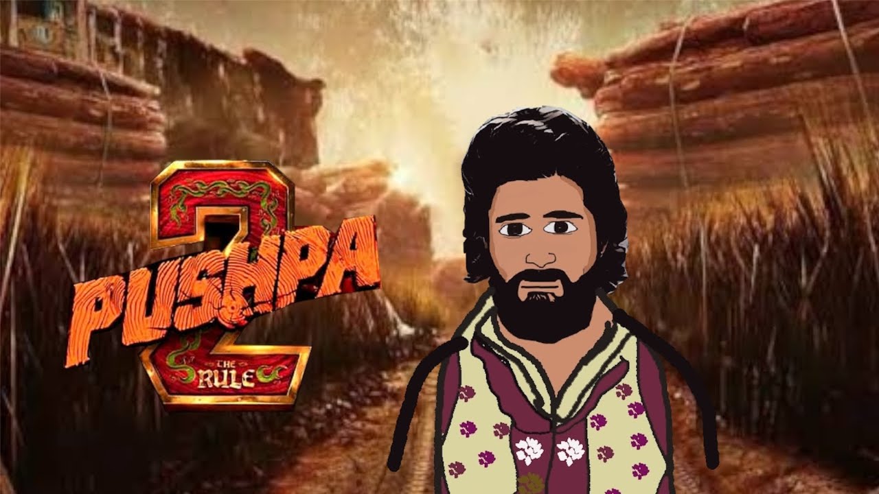 Pushpa 2 animation spoof | Pushpa 2 cartoon animation | Pushpa 2 comedy ...