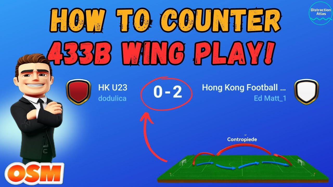 OSM 2024 BEST TACTICS: How To Counter 433B WING PLAY! 🔥 - YouTube
