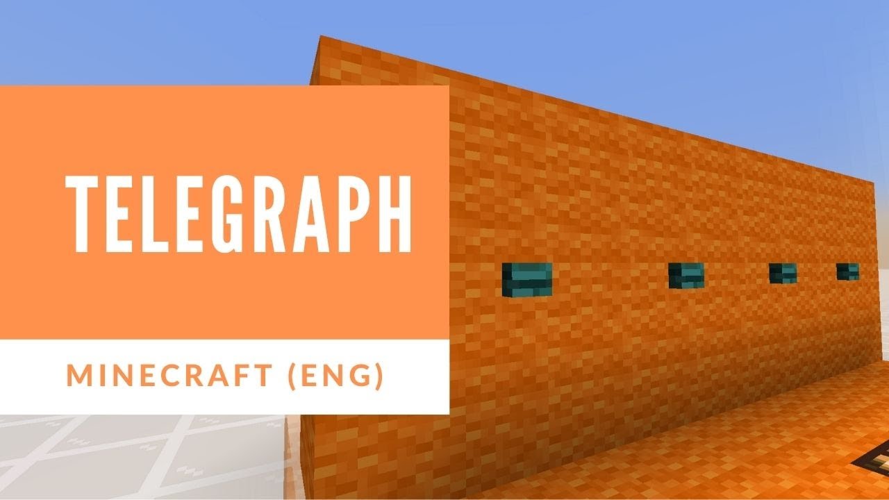 Telegraph in Minecraft | Minecraft (Eng) | by Okbuk27 - YouTube