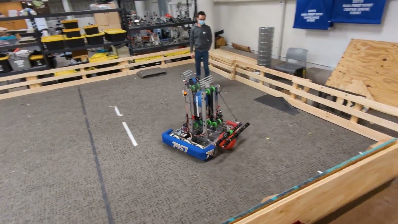 FRC 2022 RI3D FIRST @ IUPUI: Robot Practice Day 1 - YouTube