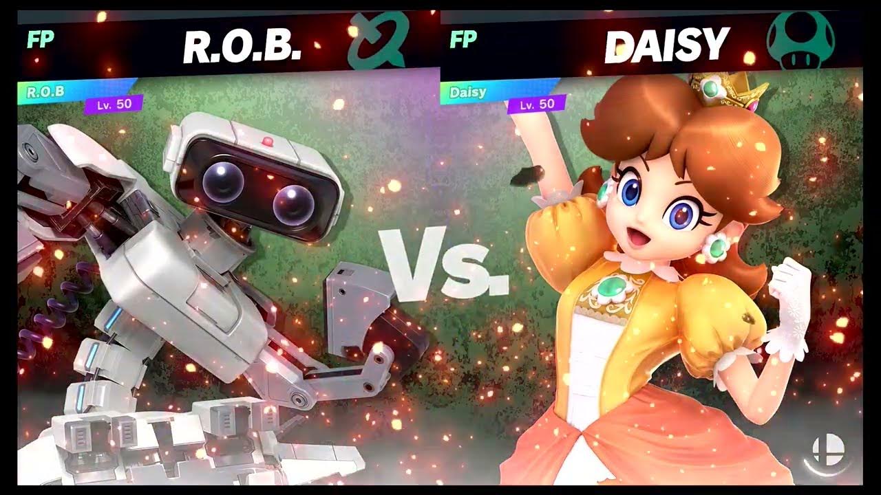 Super Smash Bros Ultimate Amiibo Fights – 3pm Poll ROB vs Daisy - YouTube