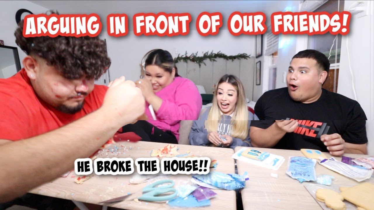 ARGUING IN FRONT OF OUR FRIENDS *PRANK GONE RIGHT* - YouTube