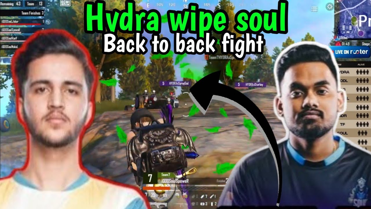Hydra back to back fight 😱 everyone soockd by hydra wipe soul 🔥 - YouTube
