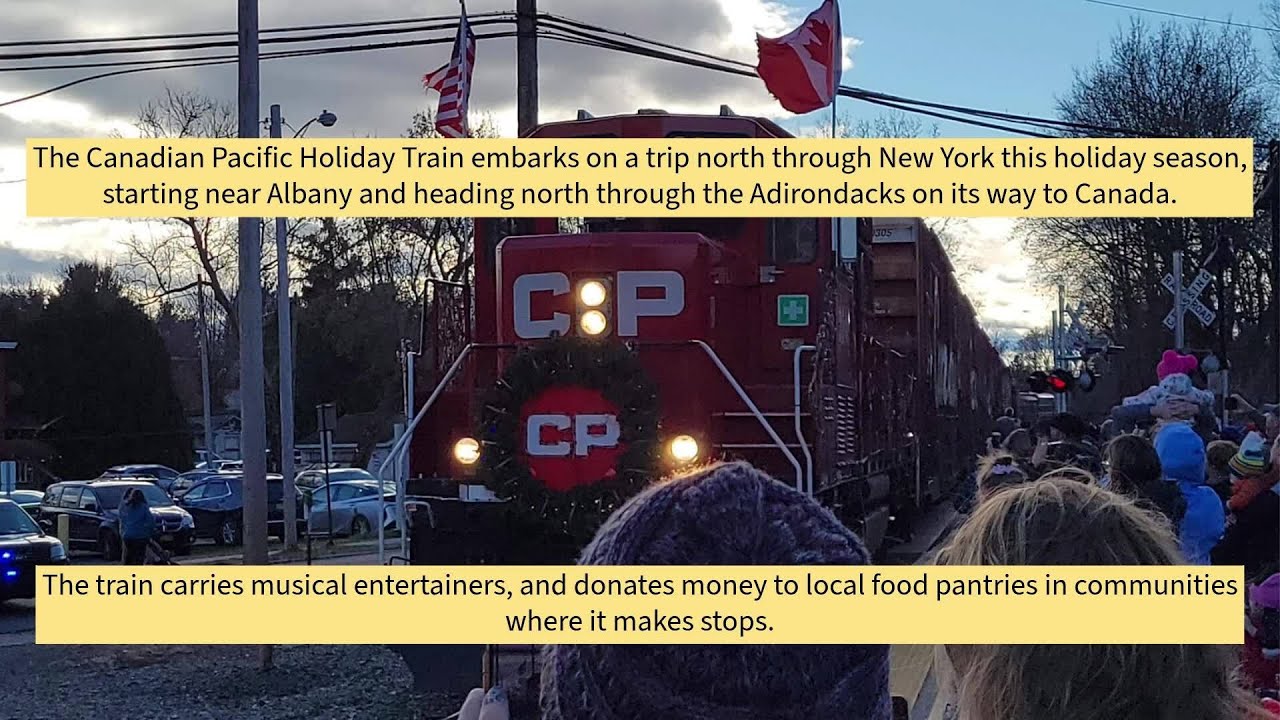 All 2023 holiday train stops in Capital Region, North Country - YouTube