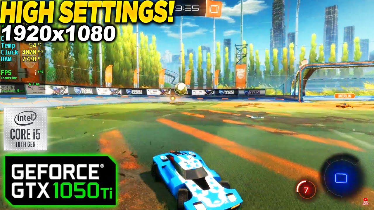 Rocket League GTX 1050 Tİ - 1080p High, - YouTube