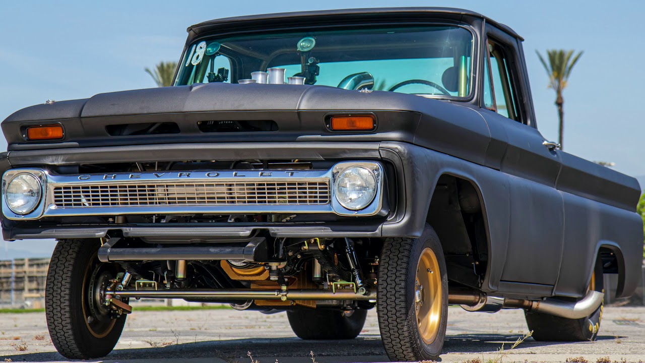 Hotwire 1965 Chevy C10 Gasser Truck - YouTube