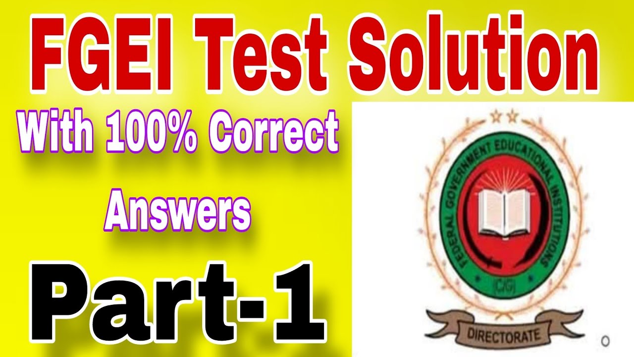 FGEI Test Solution With 100% Correct Answer - YouTube