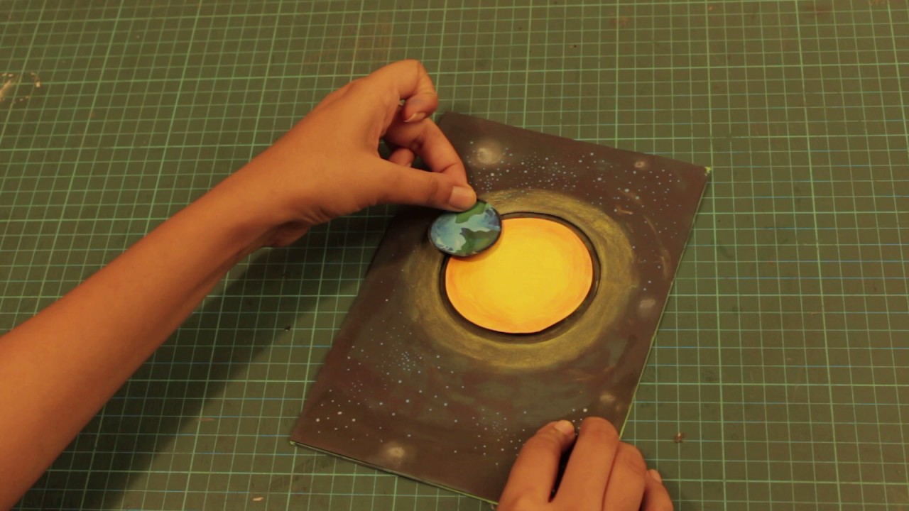 Pop-up Design - Earth by Mugdha Kale #popupcard #popup #2d3d #earth # ...