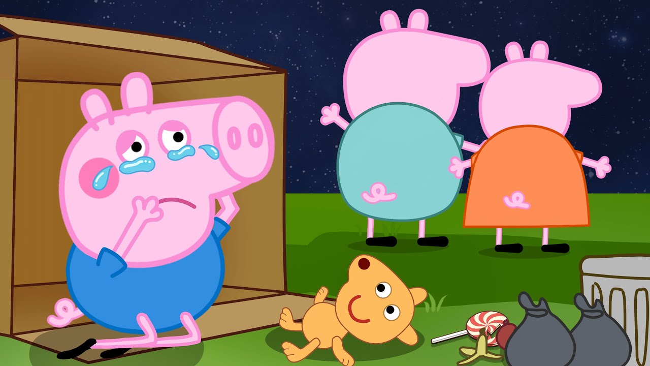 Please, Don't Abandon George Pig - Peppa Pig Funny Animation - YouTube