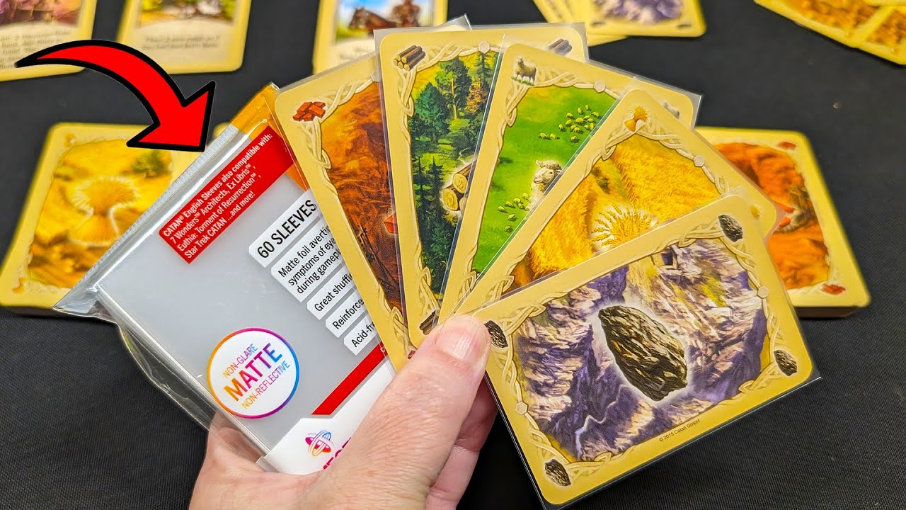 These Sleeves will Protect Your Catan Cards! - YouTube