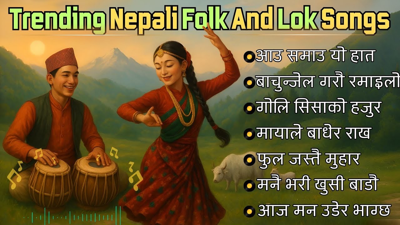 🎶 Best Nepali Folk Songs | Trending Lok Geet | 90s Old Nepali Hits ...