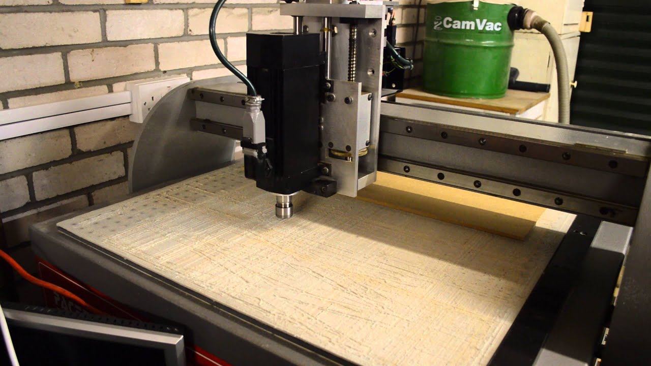 Pacer CNC Router new controller dry run - YouTube