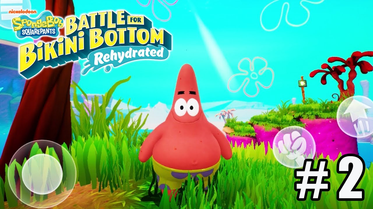SpongeBob Battle for Bikini Bottom Rehydrated - Rescue Patrick Part 2 ...