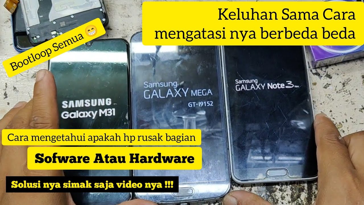 Ciri Ciri Hp Rusak Software Dan Ciri Ciri Rusak CPU EMMC// 3 Unit Hp ...