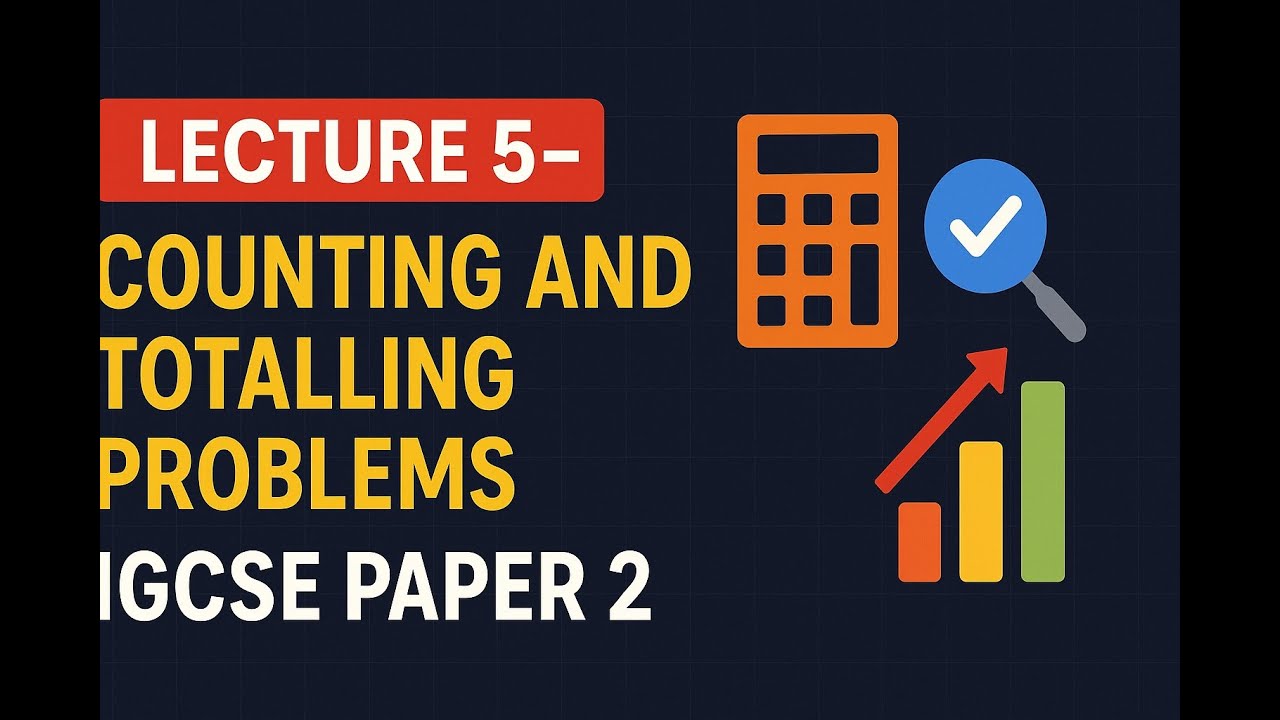 Lecture 5 Problem Solving With Counting And Totalling Pseudocode