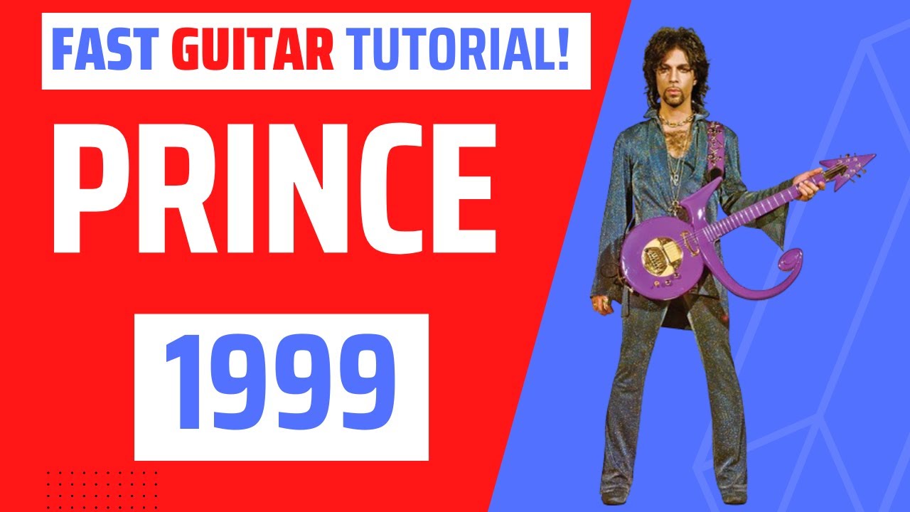Prince guitar tutorial '1999' fast guitar lesson - YouTube