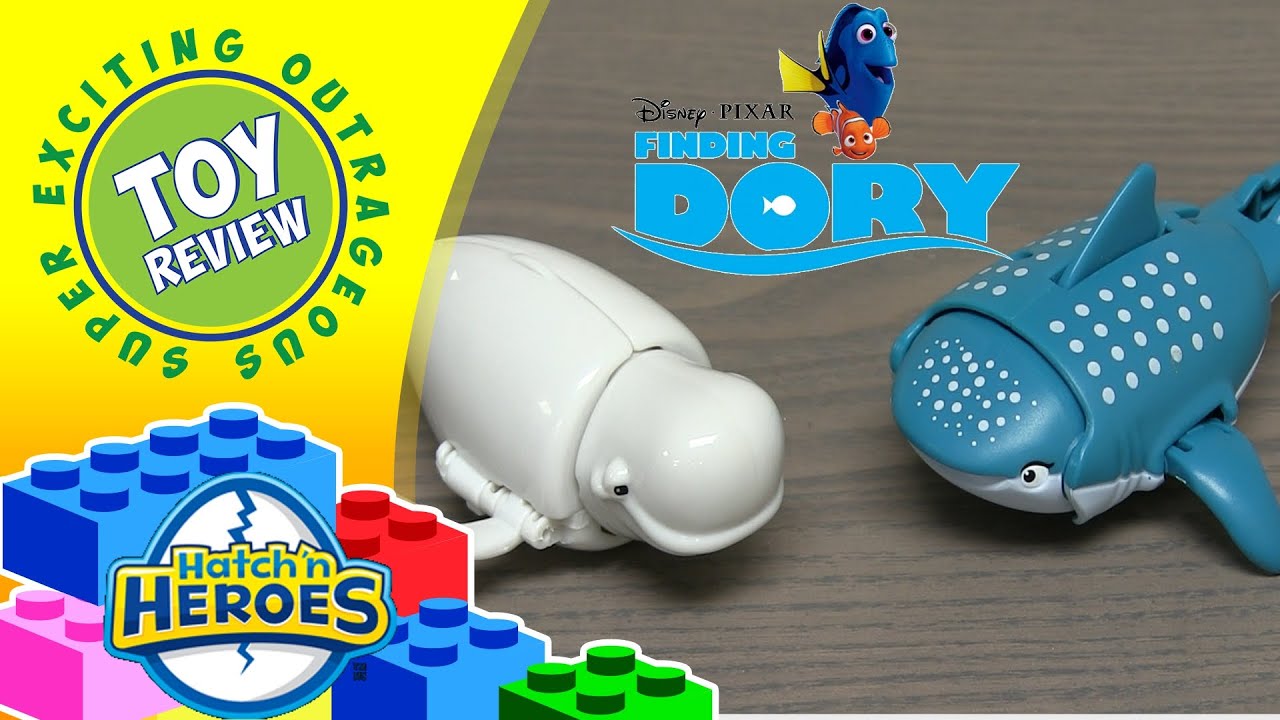 Disney Pixar Finding Dory Hatchin Heroes Bailey & Destiny - Toy Review ...