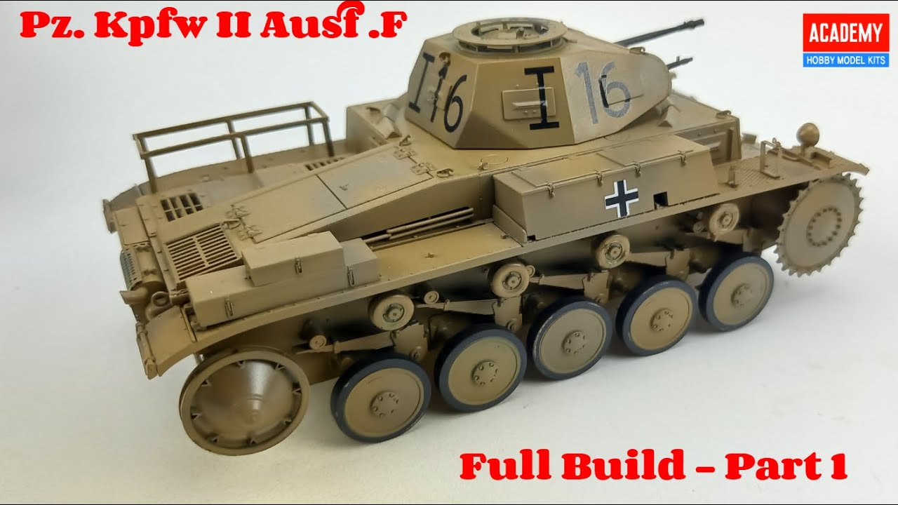 Academy - Pz.kpfw II Ausf. F (Panzer II F) - German Africa Corps (DAK ...