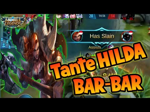Hello epribadeh warga land of dawn! Emak BARBAR mau lewat | gameplay Hilda - mobile legends