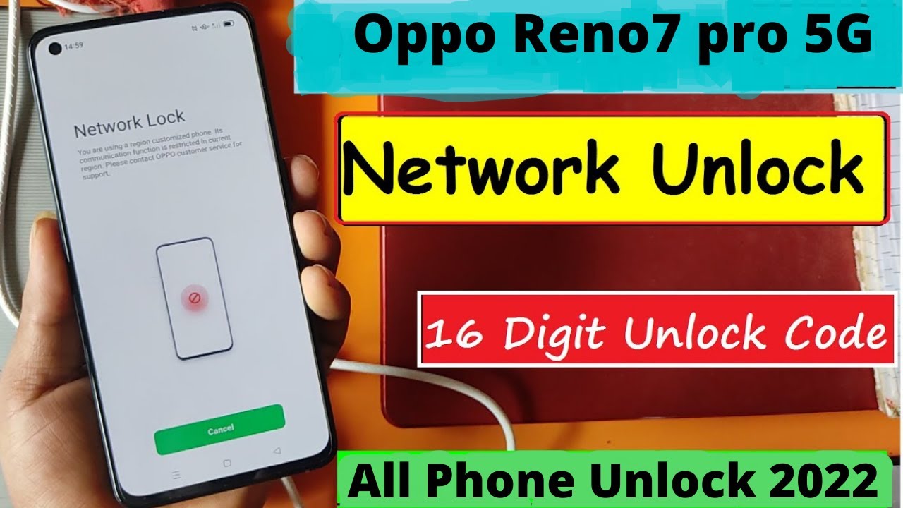 Oppo Reno 7pro 5G Network unlock by 16 digit code | OPPO NETWORK UNLOCK ...
