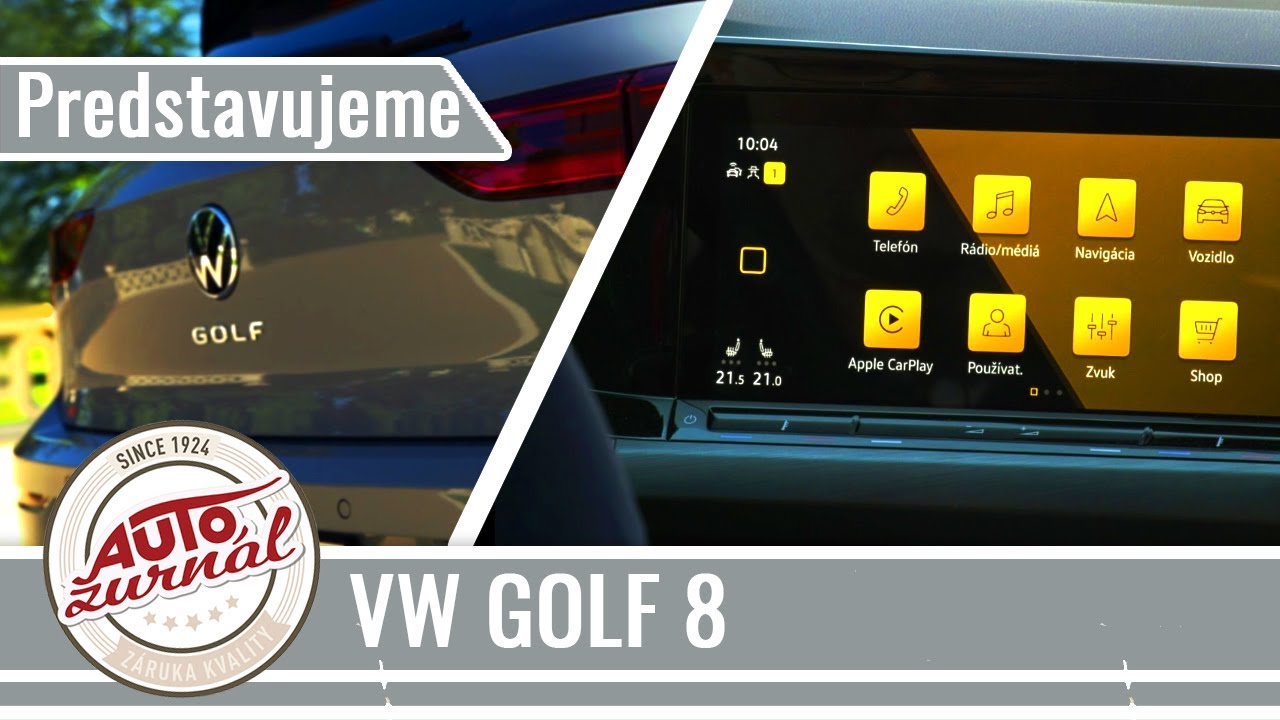 VW GOLF 8 infotainment: TOP vychytávky - YouTube