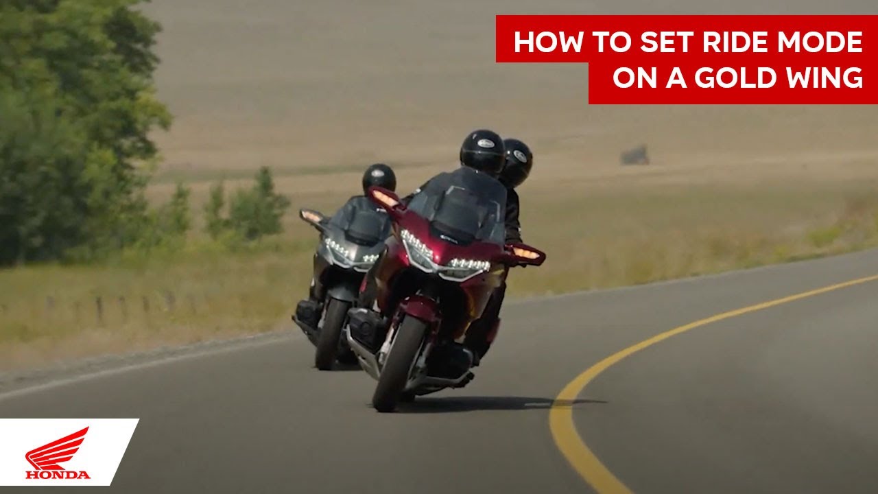 How to set ride mode on a Gold Wing - YouTube