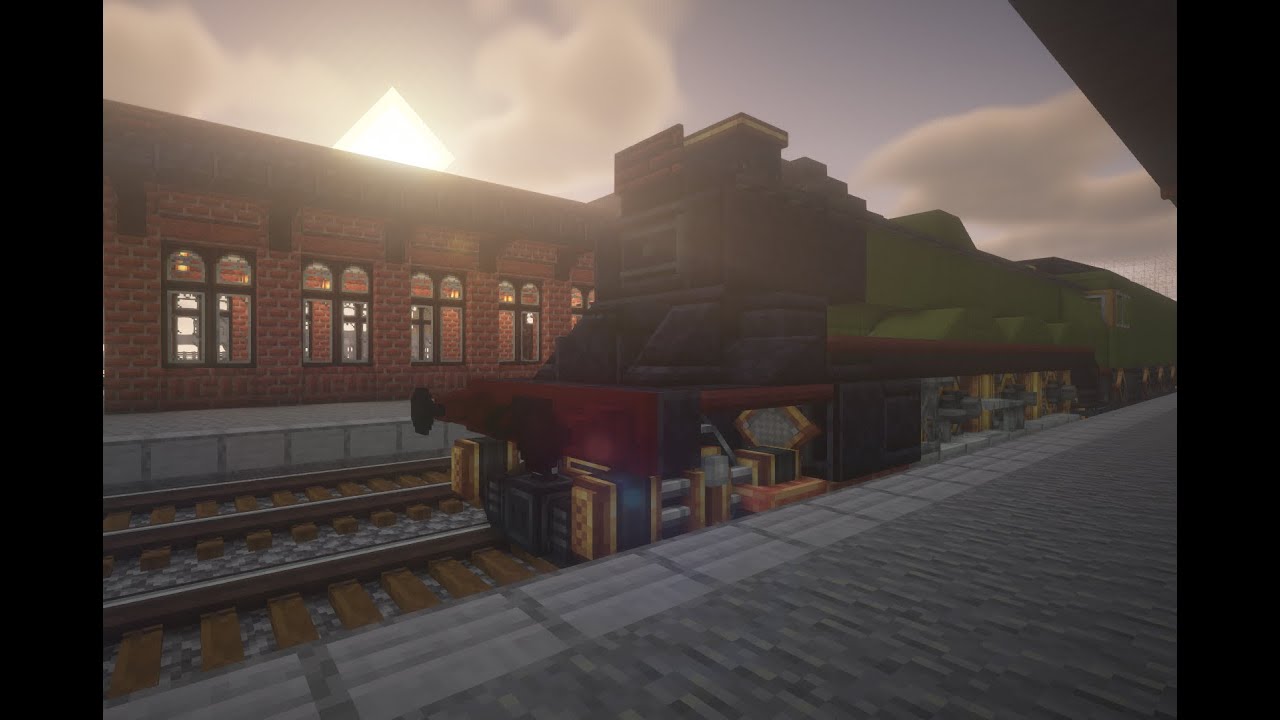 How to build the flying scotsman | Minecraft create tutorial - YouTube