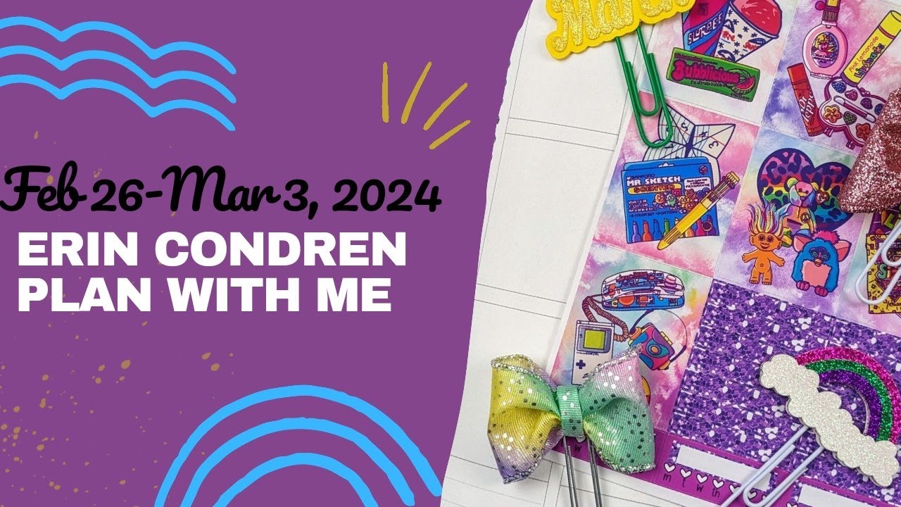 Erin Condren Plan with Me February 26- March 3, 2024 Ft. Beyond Paper ...