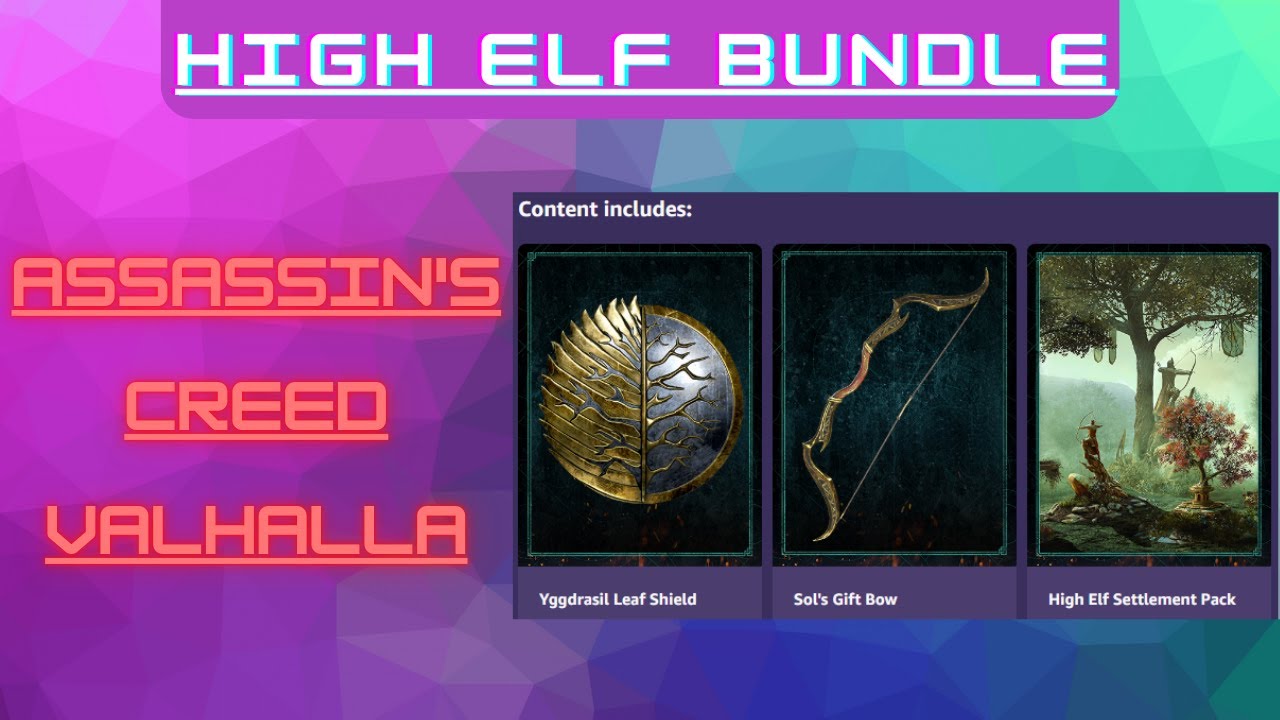 Assassin's Creed Valhalla - High Elf Bundle - Amazon Prime 2022 - YouTube
