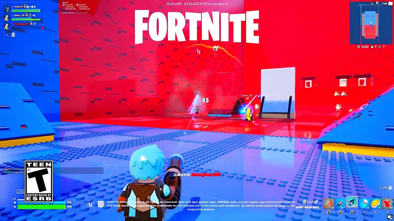 LEGO BATTLE ROYALE map Fortnite! - YouTube