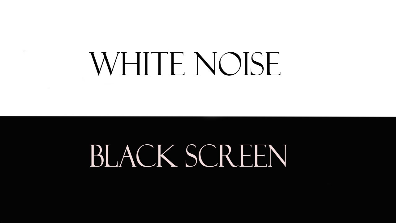 White Noise Black Screen ~ 10 Hours for Deep Sleeping - YouTube