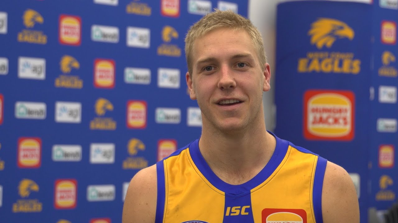 Allen post-match v Cats - YouTube