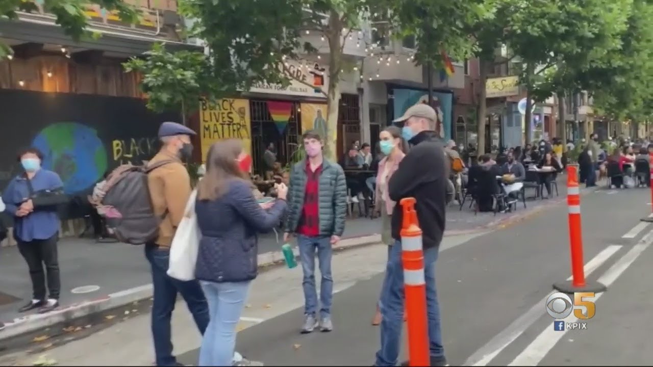 Valencia Street in SF Mission District Goes Car-Free - YouTube