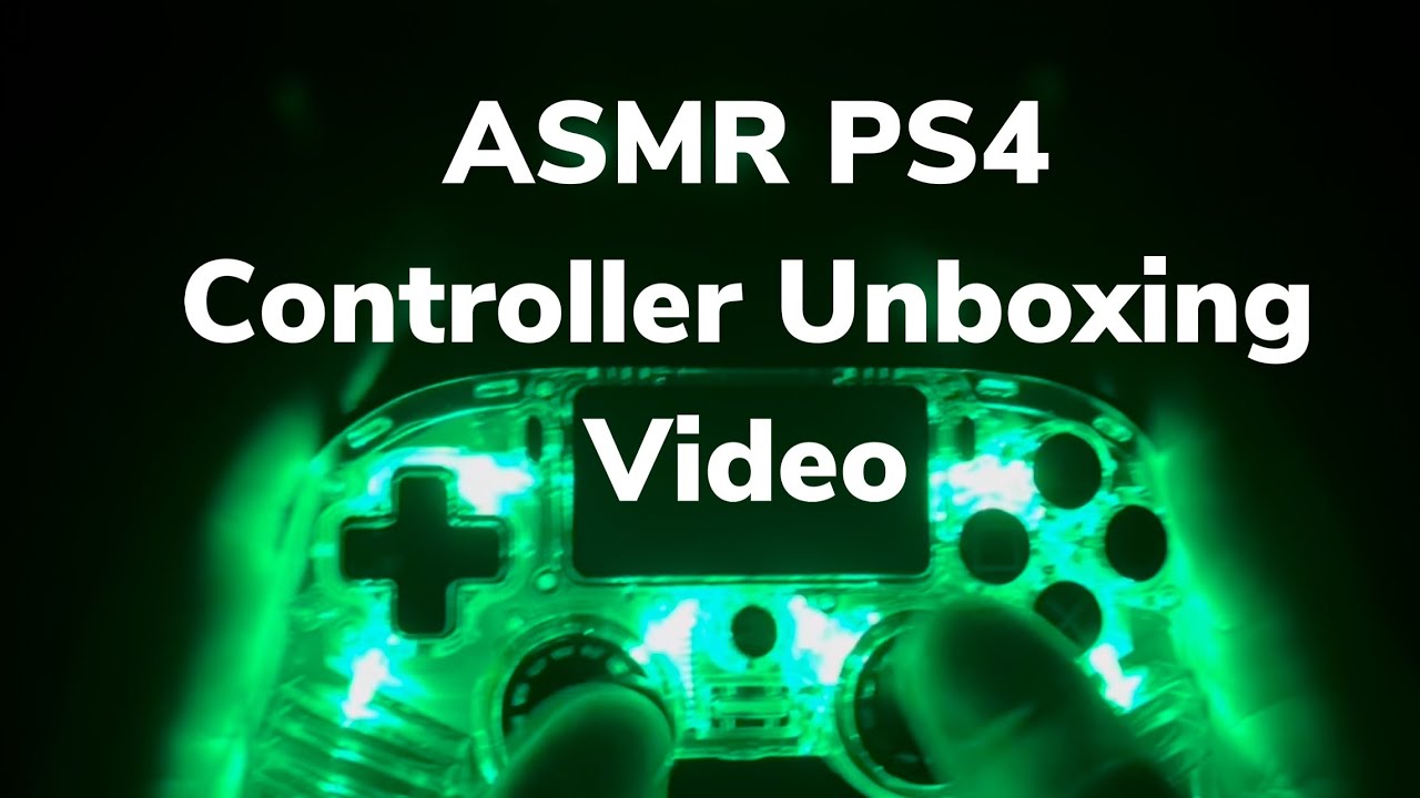 PS4 SeeThru Controller Unboxing- ASMR - YouTube