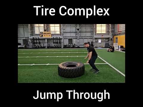 Tire Complex- Elevated Burpee + Jump Through - YouTube