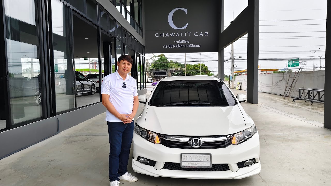 เข้าใหม่ Civic Fb 1.8E Navi รุ่นท็อปสุดมือเดียวป้ายแดง ไมล์แท้ 130,000 ...